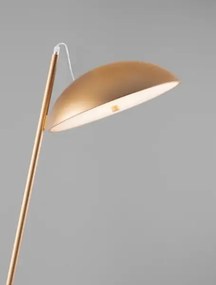 Designová stojací lampa Flute zlatá