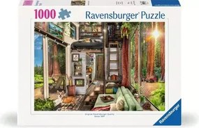 Ravensburger Puzzle Chata v lese / 1000 dílků / od 14 let