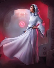 Komar Vliesová fototapeta Star Wars Classic Leia 200 x 250 cm