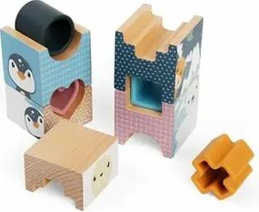 Bigjigs Toys Puzzle Arktická věž / od 12 měsíců