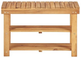Botník 70 x 32 x 46 cm masivní akáciové dřevo - Default Title