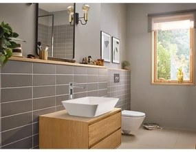 Hansgrohe Rebris E Vysoká umyvadlová baterie CoolStart EcoSmart+ s výpustí, chrom 72591000