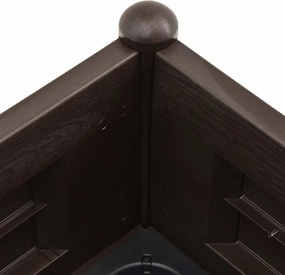 Vyvýšený záhon PP moka 100 x 43 x 35 cm 313976