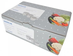 Lunasol - Set hrnců 3 ks s pokličkami - Merkur Master Chef Lunasol (600964)