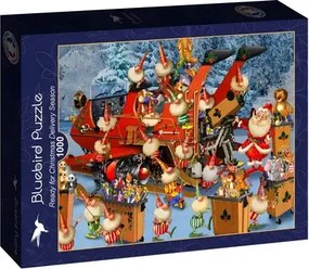 BLUEBIRD Puzzle Příprava na doručování / 1000 dílků / 69 x 47,8 cm