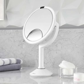 Kosmetické zvětšovací zrcadlo s osvětlením (5x) ø 20 cm Sensor Trio – simplehuman