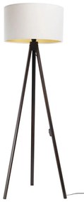 BPS Koncept | Stojací lampa STANDART 1xE27/60W/230V bílá/wenge | BS0491