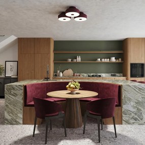 Sollux Lighting Stropní svítidlo OMIQ bordó