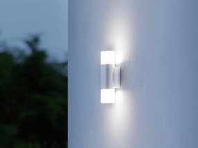 Steinel 576219 venkovní nástěnná LED lampa se senzorem L 910 S stříbrné, 9,8W, 3000K
