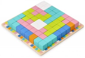 Dřevěná skládací hra TETRIS - 19ks, Adam Toys