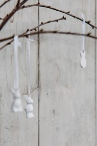 Závěsná keramická dekorace zajíček My White Storefactory Scandinavia