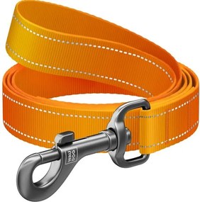 Vodítko nylon WAUDOG Mono 1,5x122cm oranžové