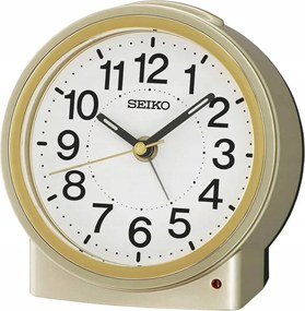 Čitelný Budík Seiko QHE199G, Tichý Mechanismus, Automatické Podsvícení