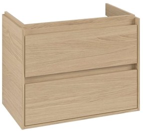 Villeroy & Boch Skyla - Umyvadlová skříňka, 77x60x44 cm, 2 zásuvky, Nordic Oak C79700VJ