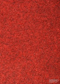 Metrážový koberec zátěžový New Orleans Res 353 červený - šíře 4 m