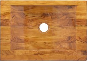 Umyvadlo masivní teak 50 x 35 x 10 cm 326163