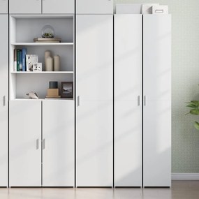 Skříň highboard bílá 40 x 42,5 x 185 cm kompozitní dřevo 3281399