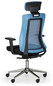 Kancelářská židle EDEN, modrá/černá