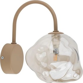 Brilagi - Nástěnná lampa VULCANO 1xG9/8W/230V béžová/kouřová béžová