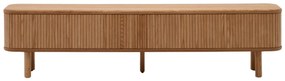 Dřevěný TV stolek Kave Home Mailen 200 x 40 cm