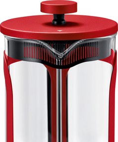Tchibo - Konvička french press 800 ml - barva: červená