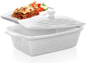 Forma zapékací obdélníková s víkem CULINARIA White 28 x 18 cm