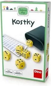 DINO Kostky - Cestovní hra / Počet hráčů: 2 / od 7 let