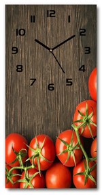 Wallmuralia Moderní hodiny nástěnné Rajčata 30x60 cm