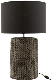 Stolní lampa s textilním stínidlem Odile L – Ø 42*68 cm