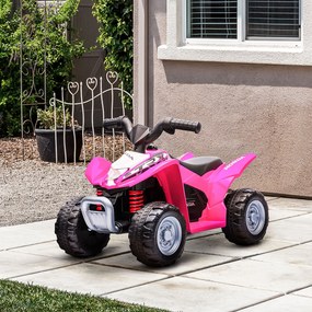 AIYAPLAY Elektrický čtyřkolka pro děti ve věku 18-36 měsíců s licencí HONDA, 6V bateriový vůz s LED světlomety, klaksonem, rychlostí 2,8 km/h, rozměr…