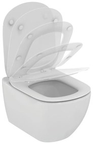 Ideal Standard Tesi - Závěsné WC s deskou SoftClose, AquaBlade, bílá, T354601
