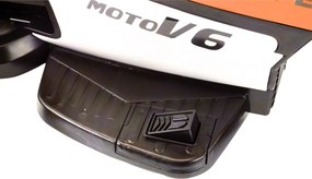 LEAN CARS Dětská elektrická tříkolka HT-5188 LED MP3 oranžová