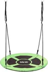 Houpací kruh čapí hnízdo 100 cm Baby Mix zelený