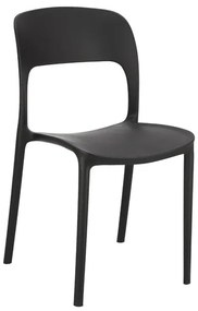 Plastová jídelní židle Frankie černá
