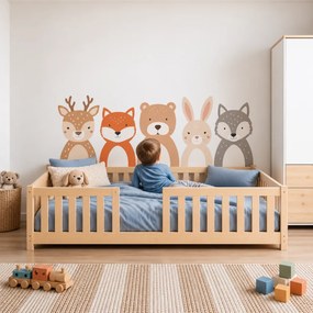 PIPPER. Lesní zvířátka – textilní samolepka na zeď