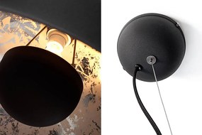 Lampa Atelier černo-stříbrná