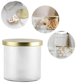 TREND GLASS CRESSIDA DEKORAČNÍ NÁDOBA 660ML SADA 2KS