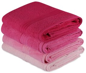 L´essentiel Maison Osuška, Set 4 ks Rainbow - Pink, Růžová, Fuchsia