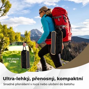 Kempingová židle skládací, hnědá NP12486CF