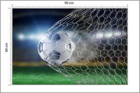Fototapeta Fotbalový Gól 3D Samolepící tapety 416x254