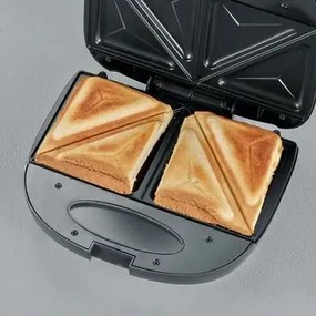 Severin SA 2969 stříbrno-černá / sendvičovač / 600W / 2 toasty