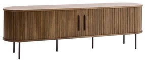 Hnědý TV stolek v dekoru dubu 180x56x45 cm Nola – Unique Furniture