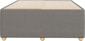 Rám postele bez matrací taupe 120x190 cm textil 3284925