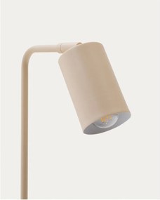 Béžová kovová stolní lampa (výška 49 cm) Manie – Kave Home