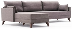 Hanah Home Designová pohovka BELLA hnědá levá 275 cm 825BLC2585