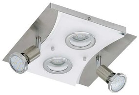 Briloner Briloner 3582-042 - LED Stropní svítidlo RIPOSO 2xLED/5W/230V + 2xGU10/3W BL0725