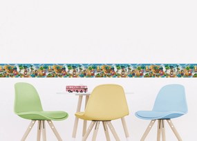 Dětská samolepící bordura na zeď Tlapková Patrola Džungle | 5 m x 13.8 cm | DWBD8023
