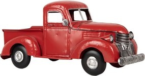 Červený retro model nákladní staré auto - 45*22*21 cm