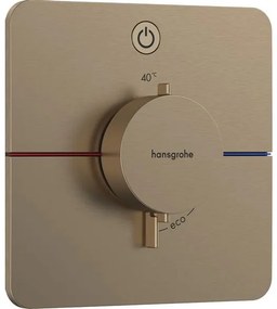 Hansgrohe ShowerSelect Comfort Q Termostatická podomítková baterie, kartáčovaný bronz 15581140