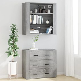 Skříň highboard šedá sonoma kompozitní dřevo 3185397